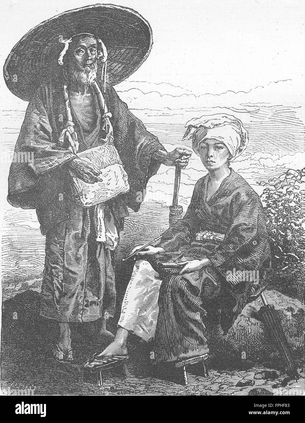 Japanese pilgrims hi-res stock photography and images - Alamy