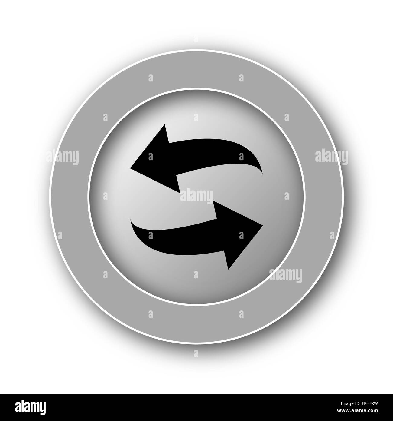 Swap icon. Internet button on white background Stock Photo - Alamy