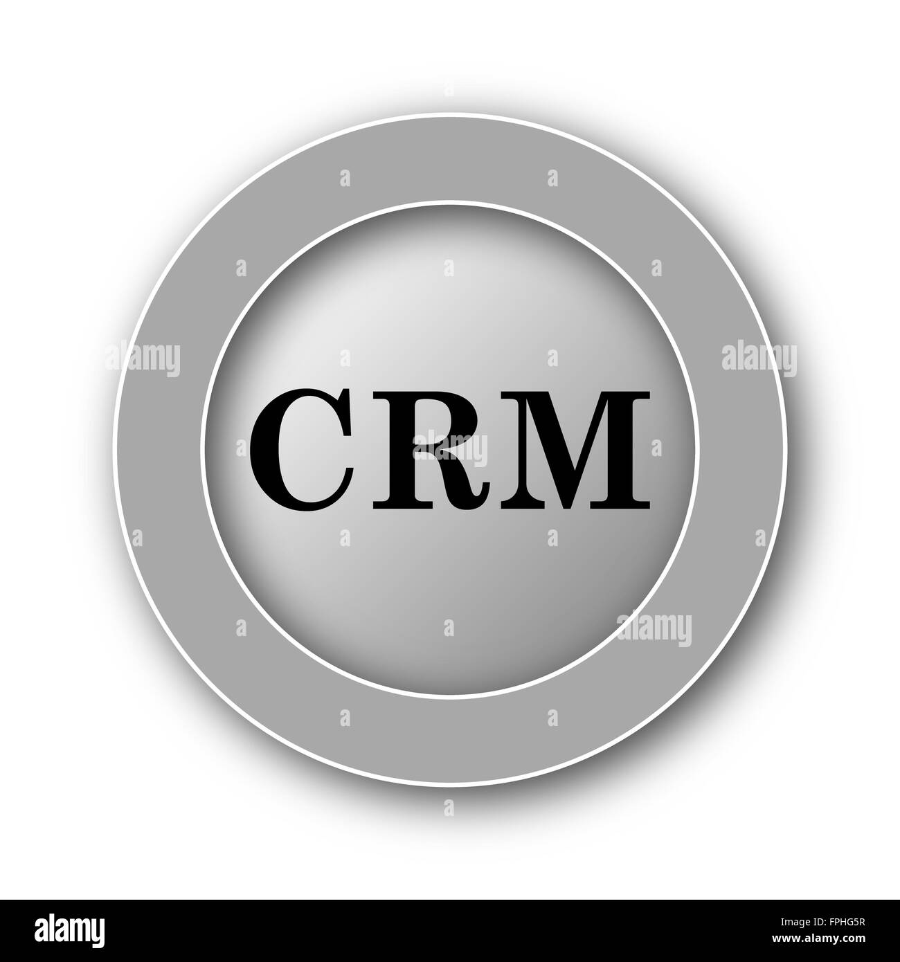 Crm system icon Black and White Stock Photos & Images - Alamy