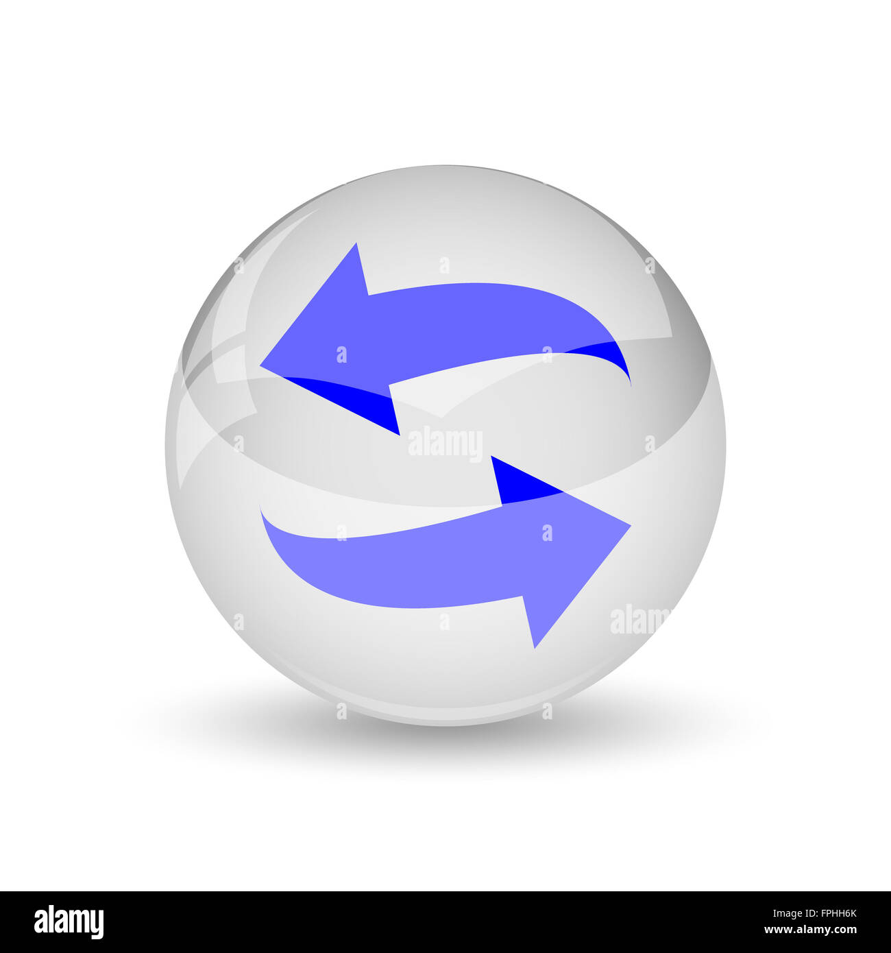 Swap icon. Internet button on white background Stock Photo - Alamy