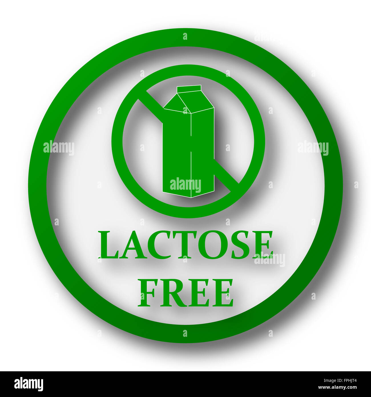 Lactose Intolerance Sign On White High Resolution Stock Photography and ...