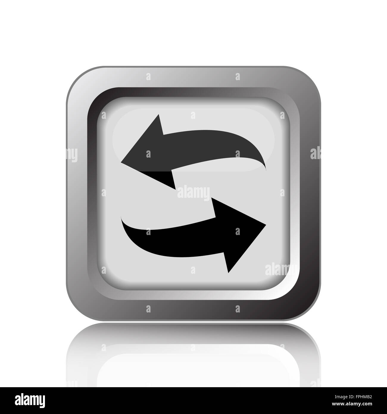 Swap icon. Internet button on white background Stock Photo - Alamy