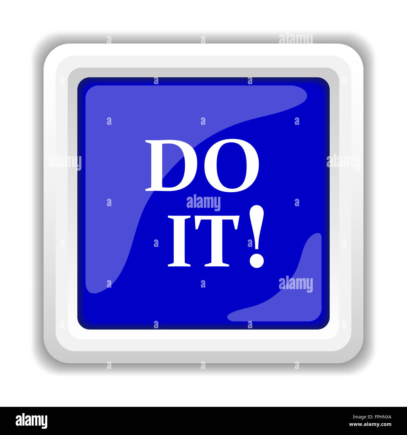 Do it icon. Internet button on white background Stock Photo - Alamy