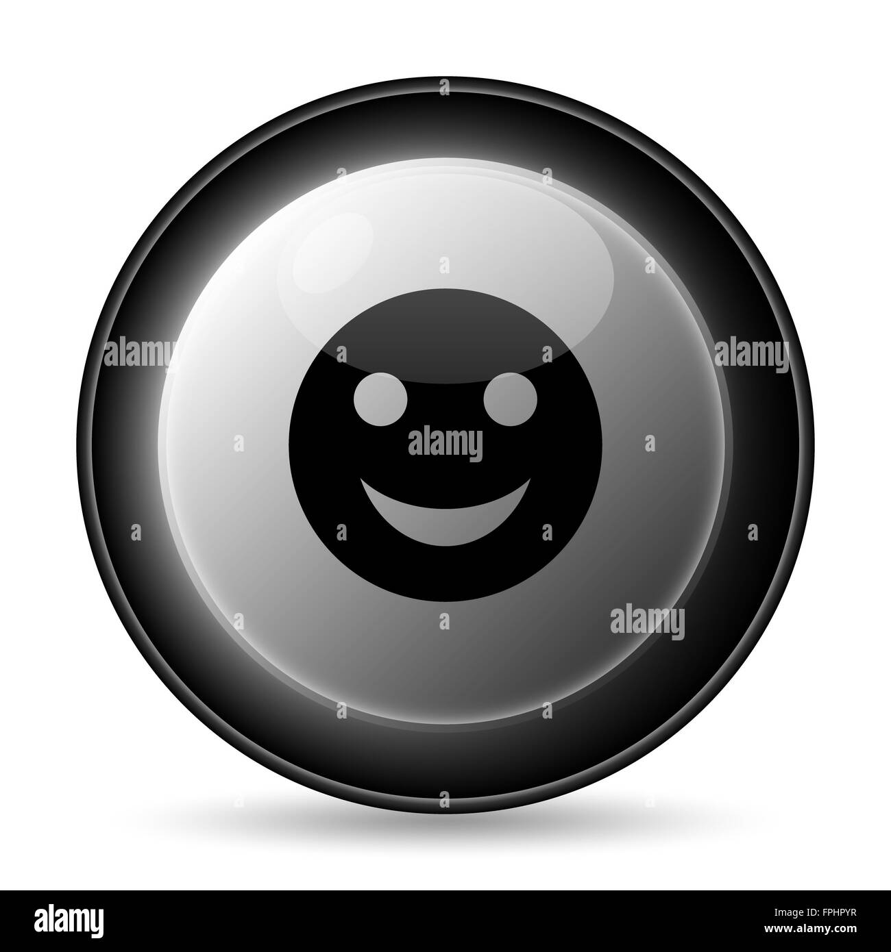 3d smile emoticon Black and White Stock Photos & Images - Alamy