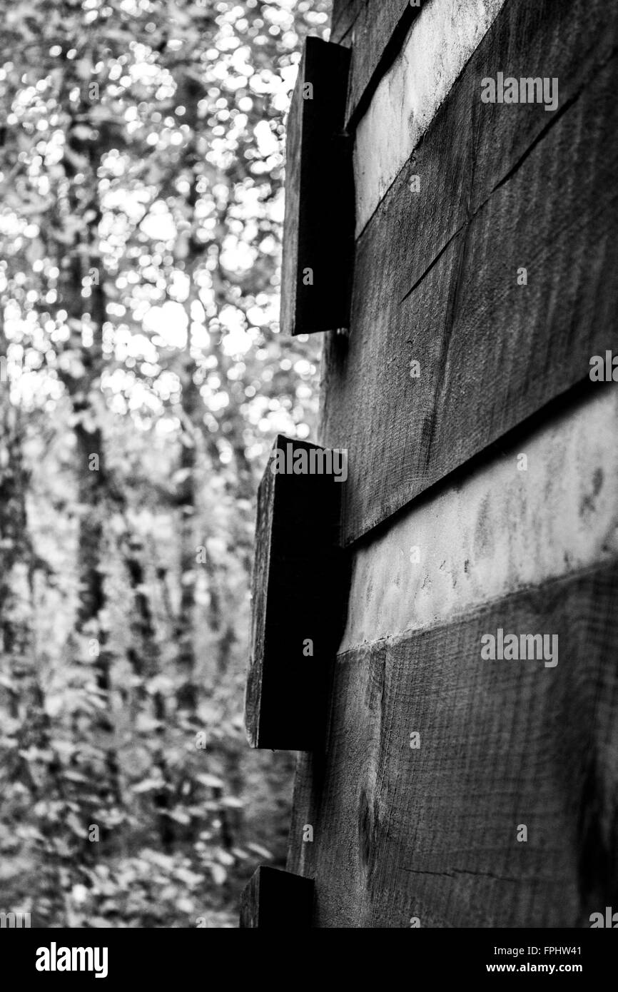 Log Cabin Wall Stock Photo - Alamy