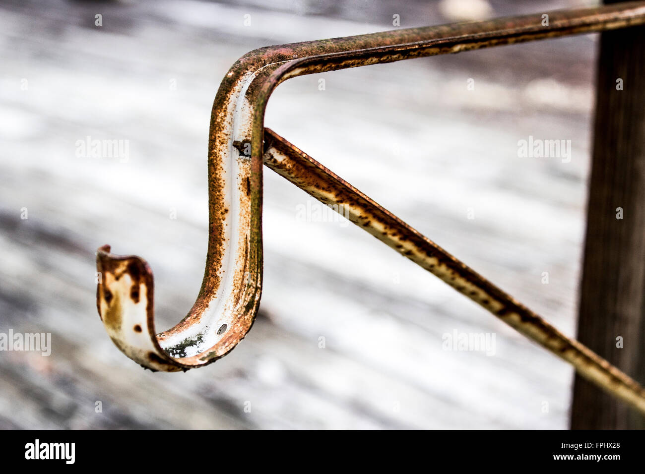 Rusted Plant Hanger Stock Photo - Alamy
