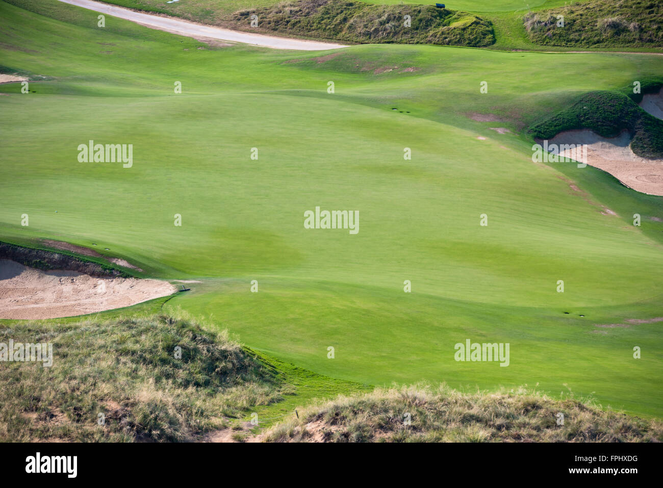 View of green golf resort field. summer vacations Stock Photo - Alamy