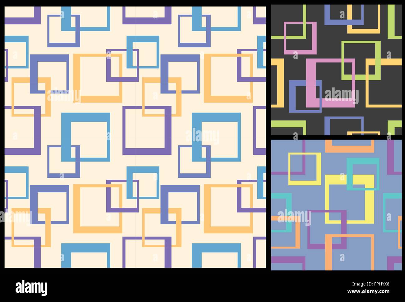 Simple squares seamless pattern Stock Vector Images - Alamy