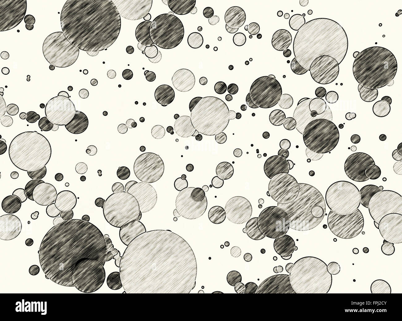 Sketch drawing of circles Stock Photo - Alamy