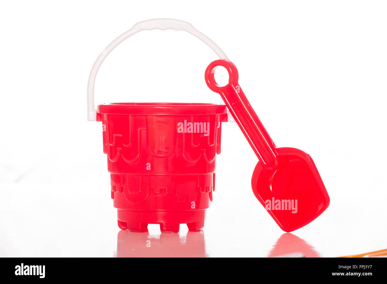 Spade and Bucket cutout Stock Photo - Alamy