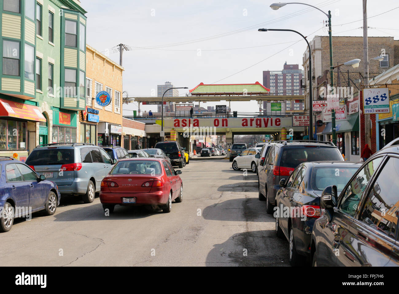 Argyle Street, Little Saigon. Chicago, Illinois Stock Photo - Alamy