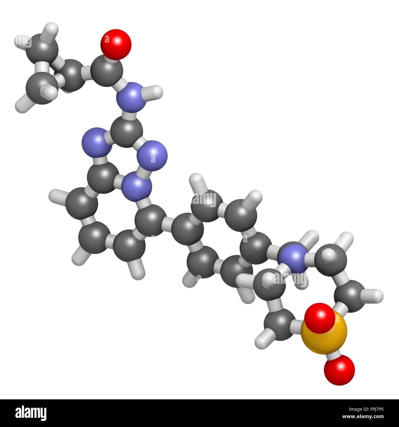 Filgotinib anti-inflammatory drug molecule. Janus kinase 1 inhibitor ...