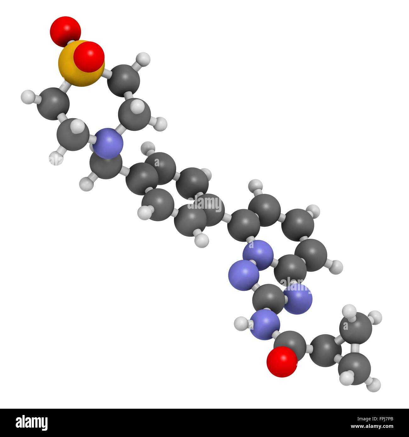Filgotinib anti-inflammatory drug molecule. Janus kinase 1 inhibitor ...