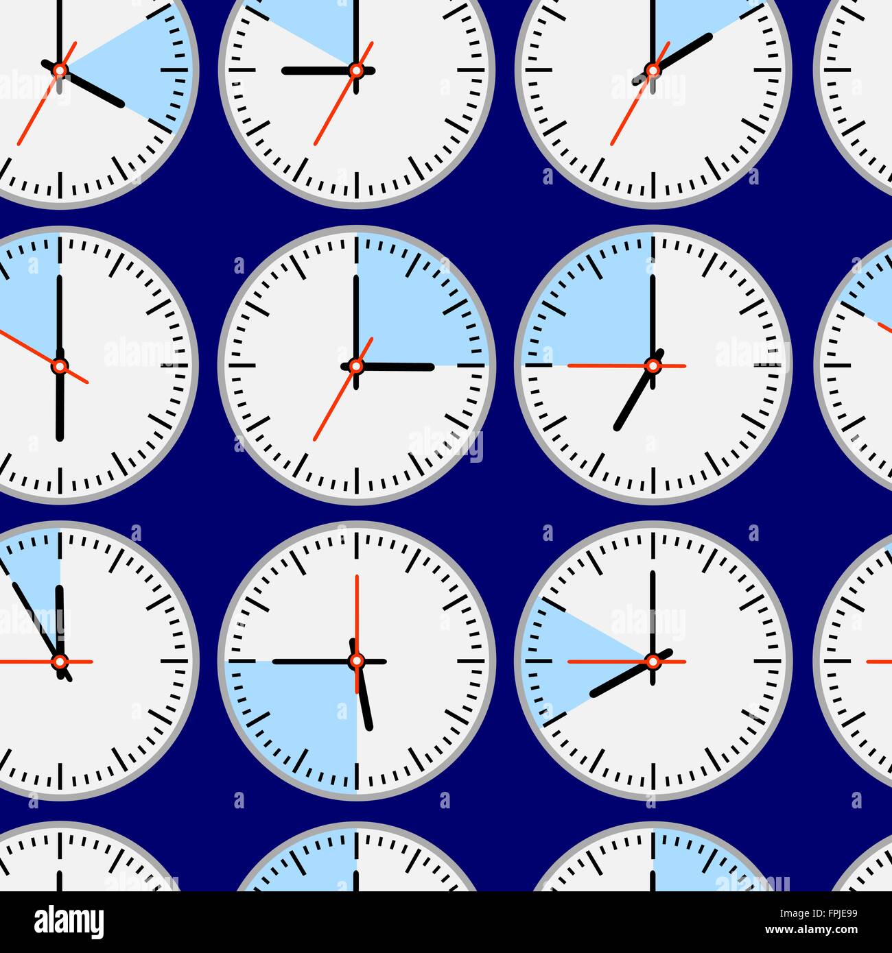 Seamless clocks Stock Vector Image & Art - Alamy