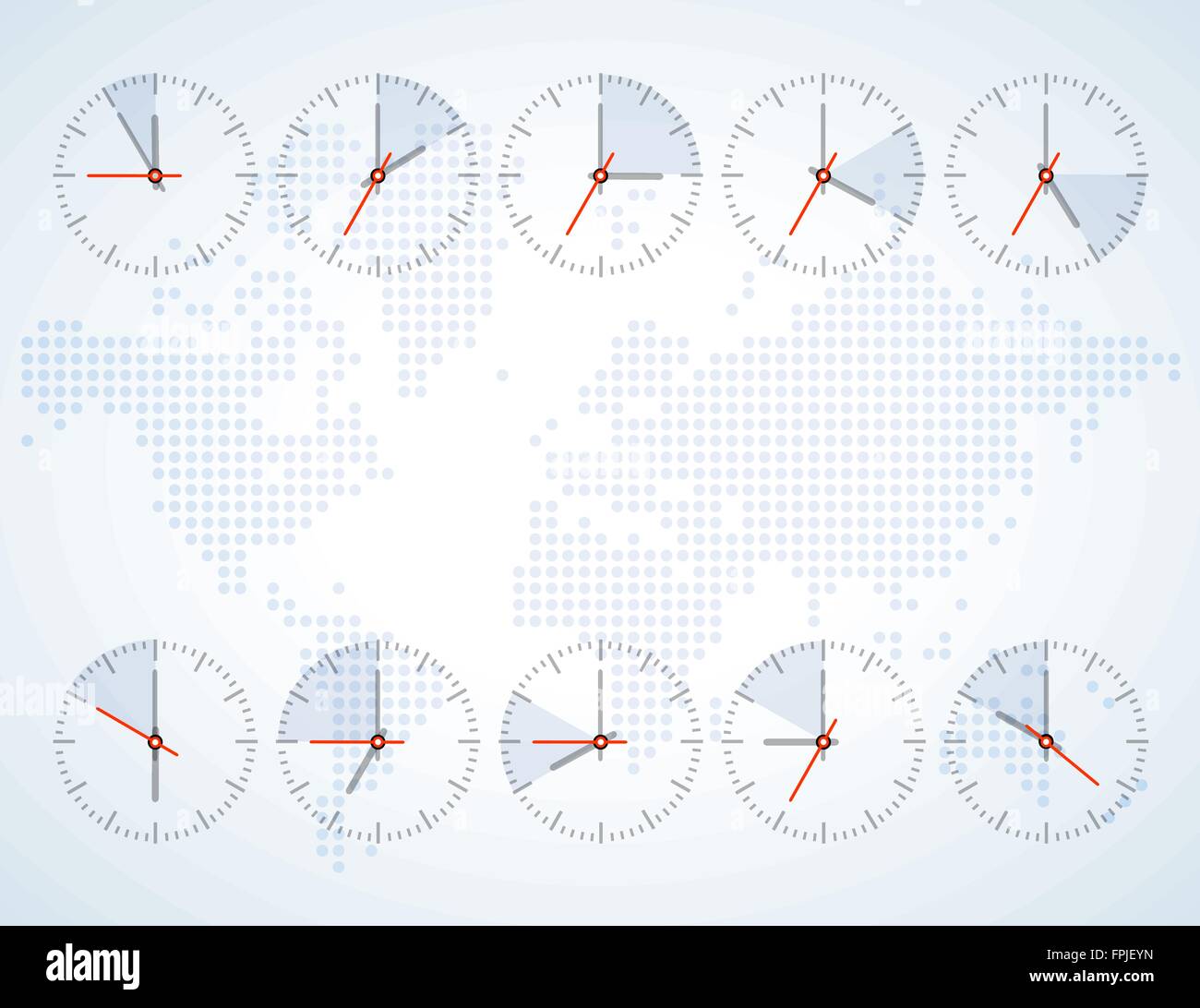 America time zone map hi-res stock photography and images - Alamy