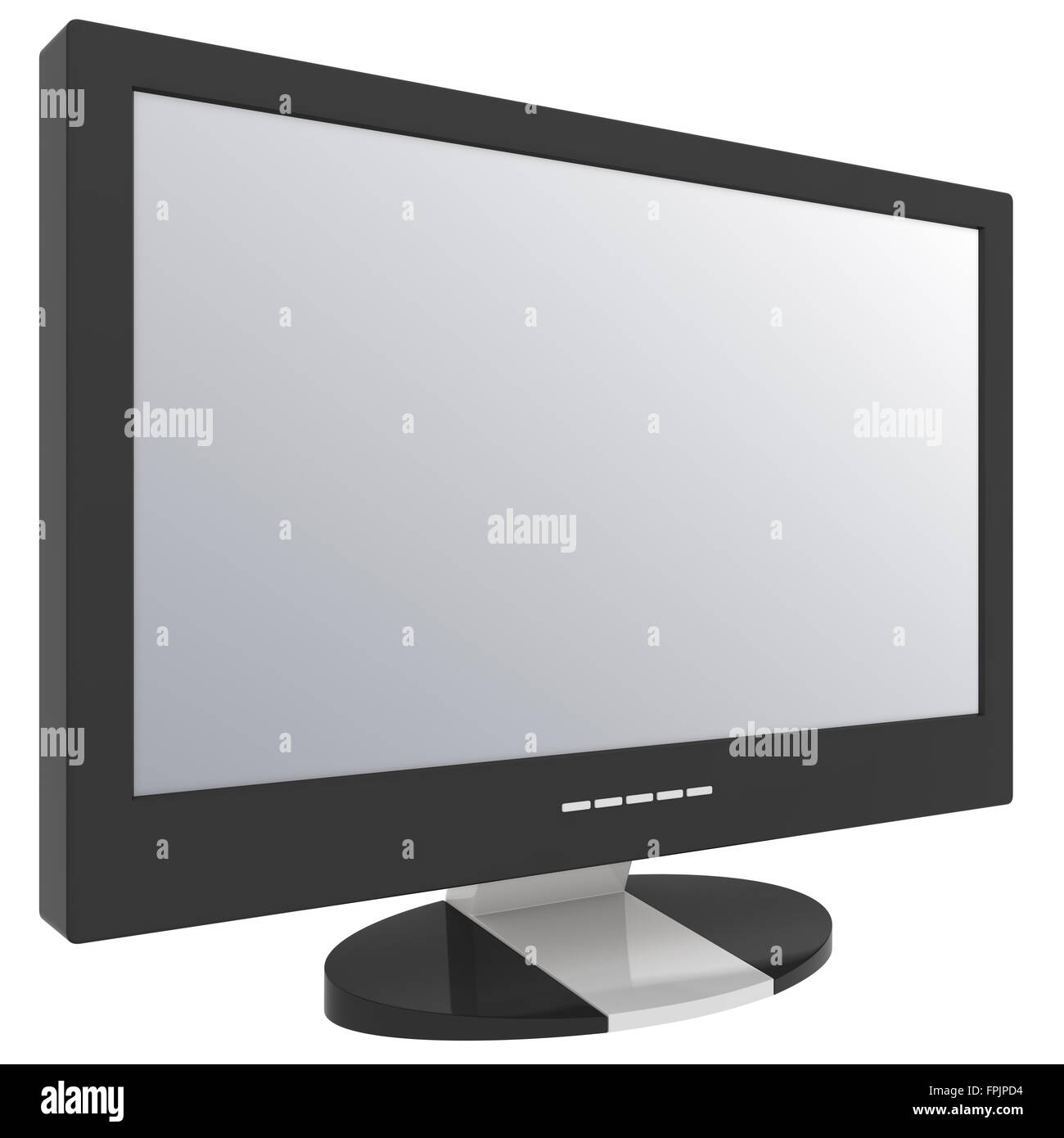 Flat screen television , blank screen Stock Photo - Alamy
