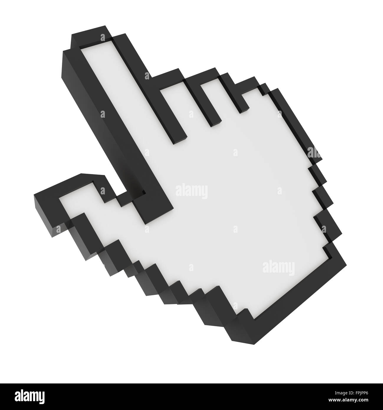 3d hand shape mouse cursor hi-res stock photography and images - Alamy