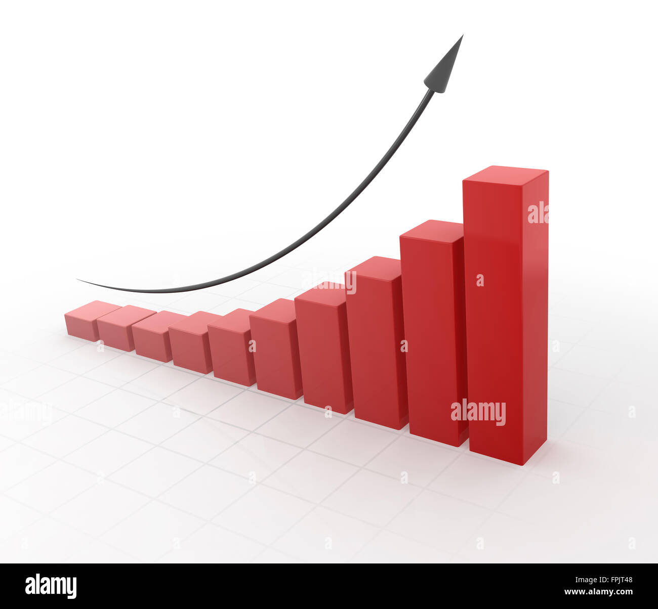Business Chart , 3d rendered image Stock Photo - Alamy