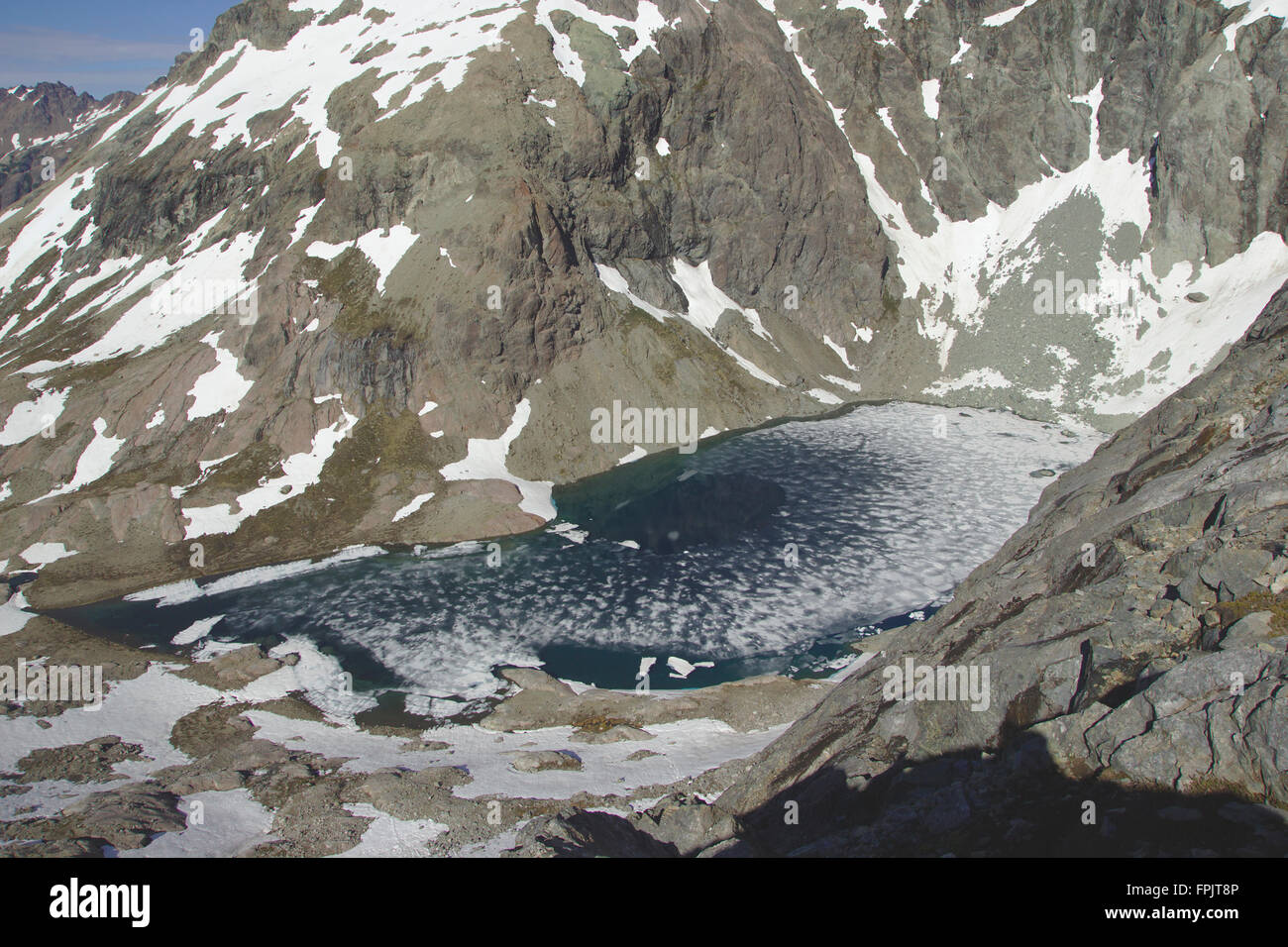 Laguna de los Tempanos with ice floes, near Refugio Martin (Refugio ...