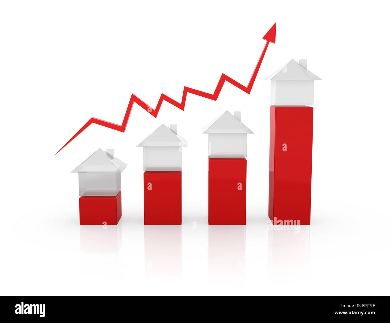 House chart , This is a computer generated and 3d rendered picture ...