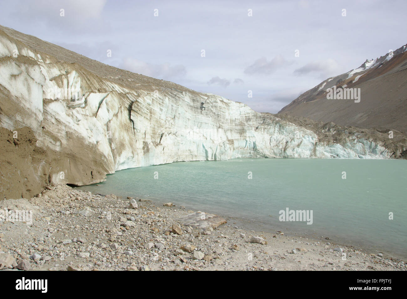 Glacier and Laguna de los Tempanos on Northeastern side of Cerro San ...