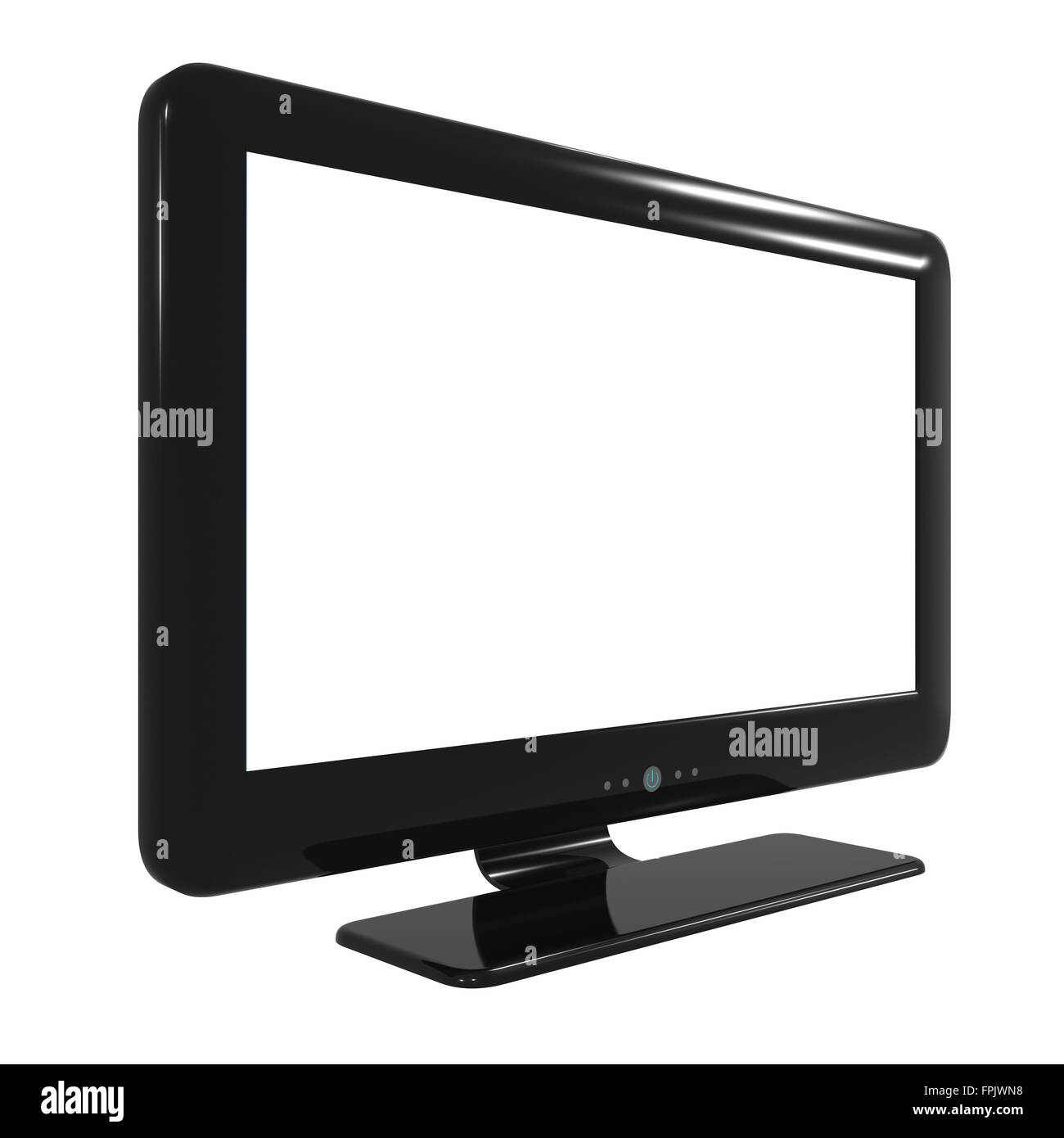 Flat screen television , blank screen Stock Photo - Alamy