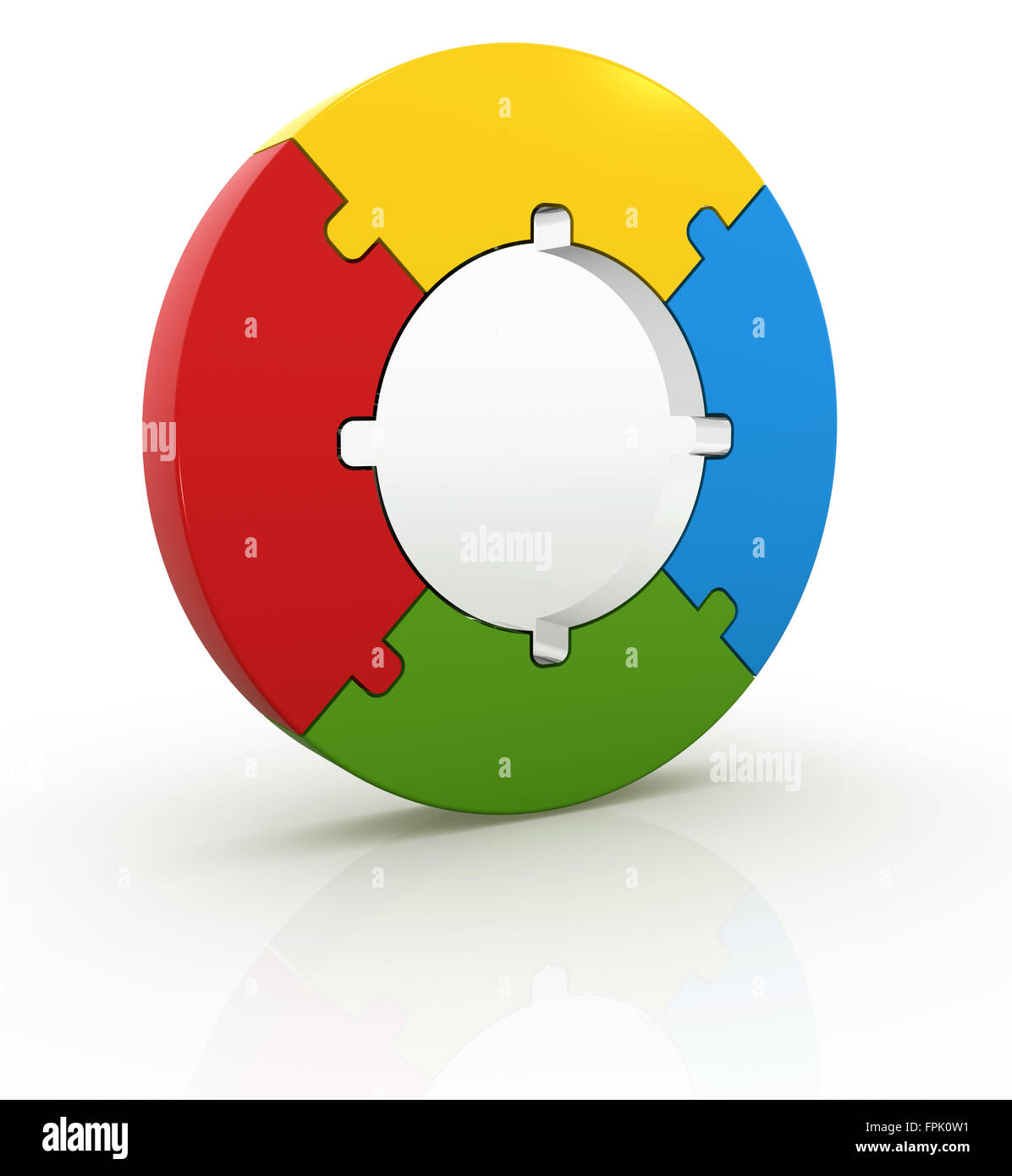 Render jigsaw puzzle circle hi-res stock photography and images - Alamy