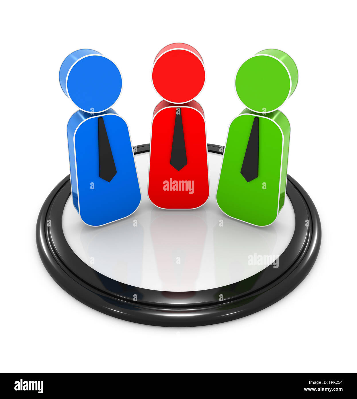 Teamwork leadership character men hi-res stock photography and images ...