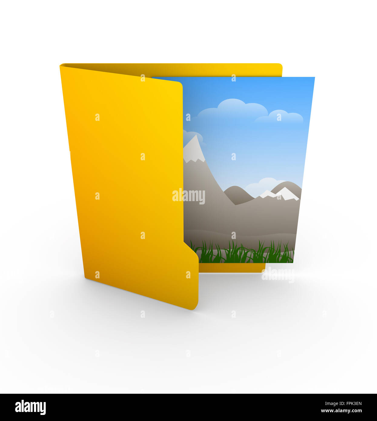 File folder icon 3d hi-res stock photography and images - Alamy