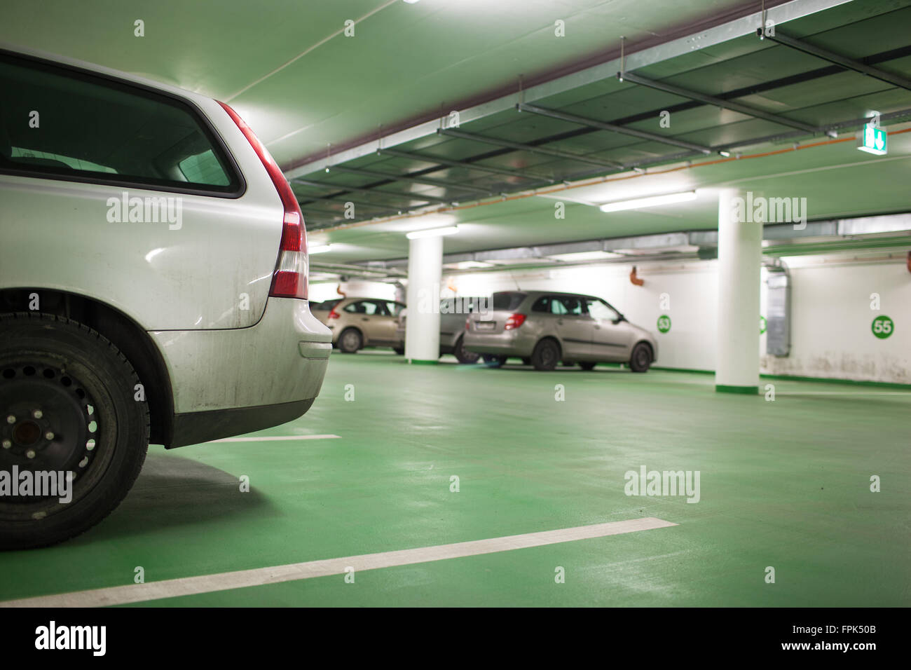 Entrance underground parking lot cars hi-res stock photography and ...