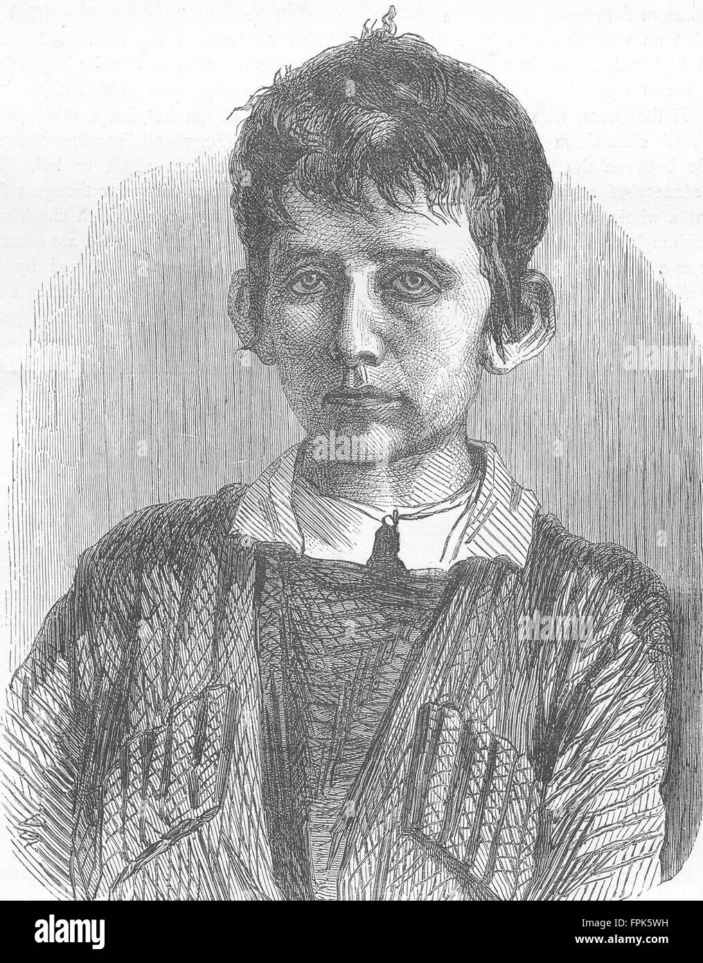 EURASIA: Caucasus: Boy of Nogai tribe, antique print 1880 Stock Photo ...
