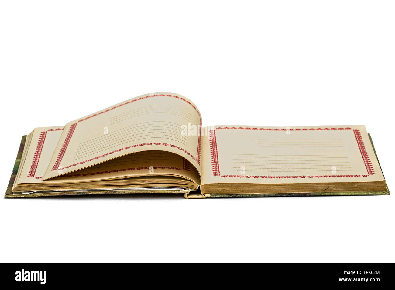 Old notebook Cut Out Stock Images & Pictures - Alamy