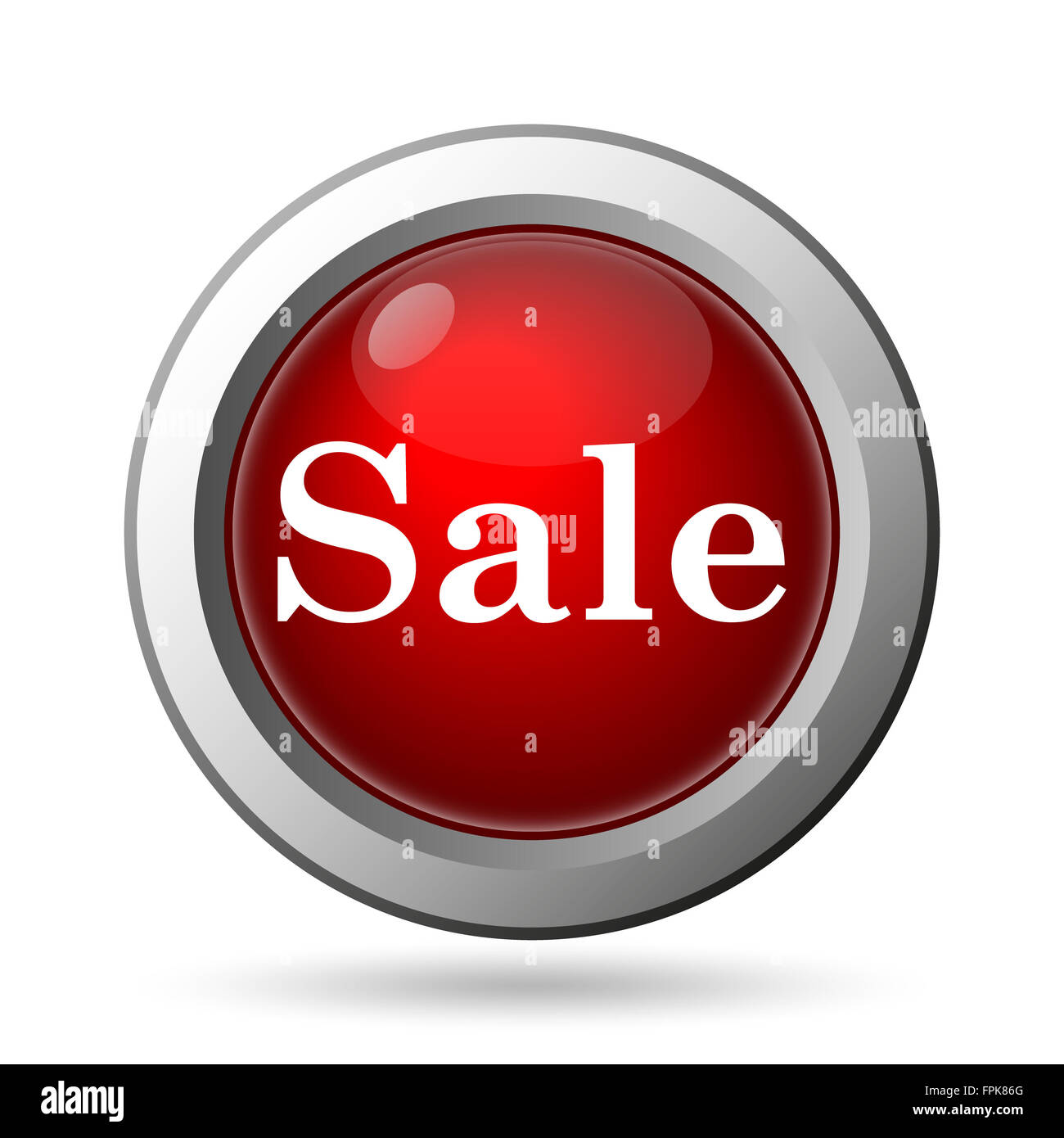 Sale icon. Internet button on white background Stock Photo - Alamy