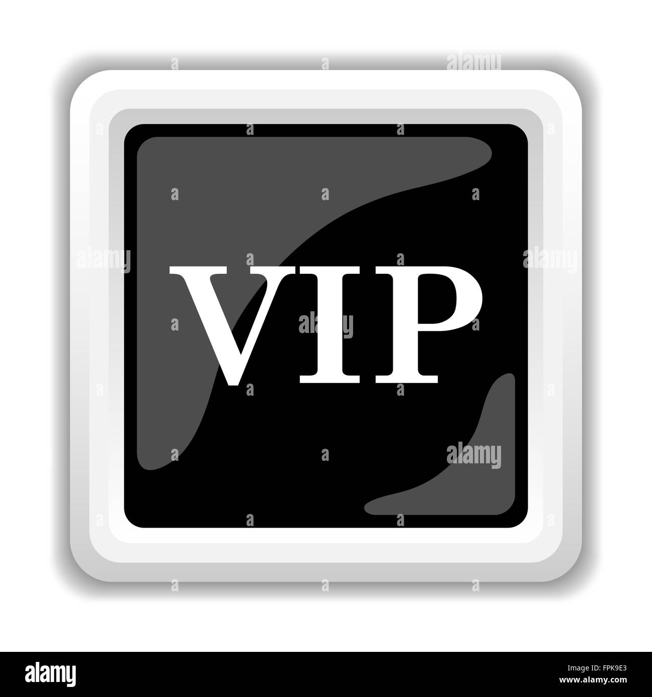 VIP icon. Internet button on white background Stock Photo - Alamy