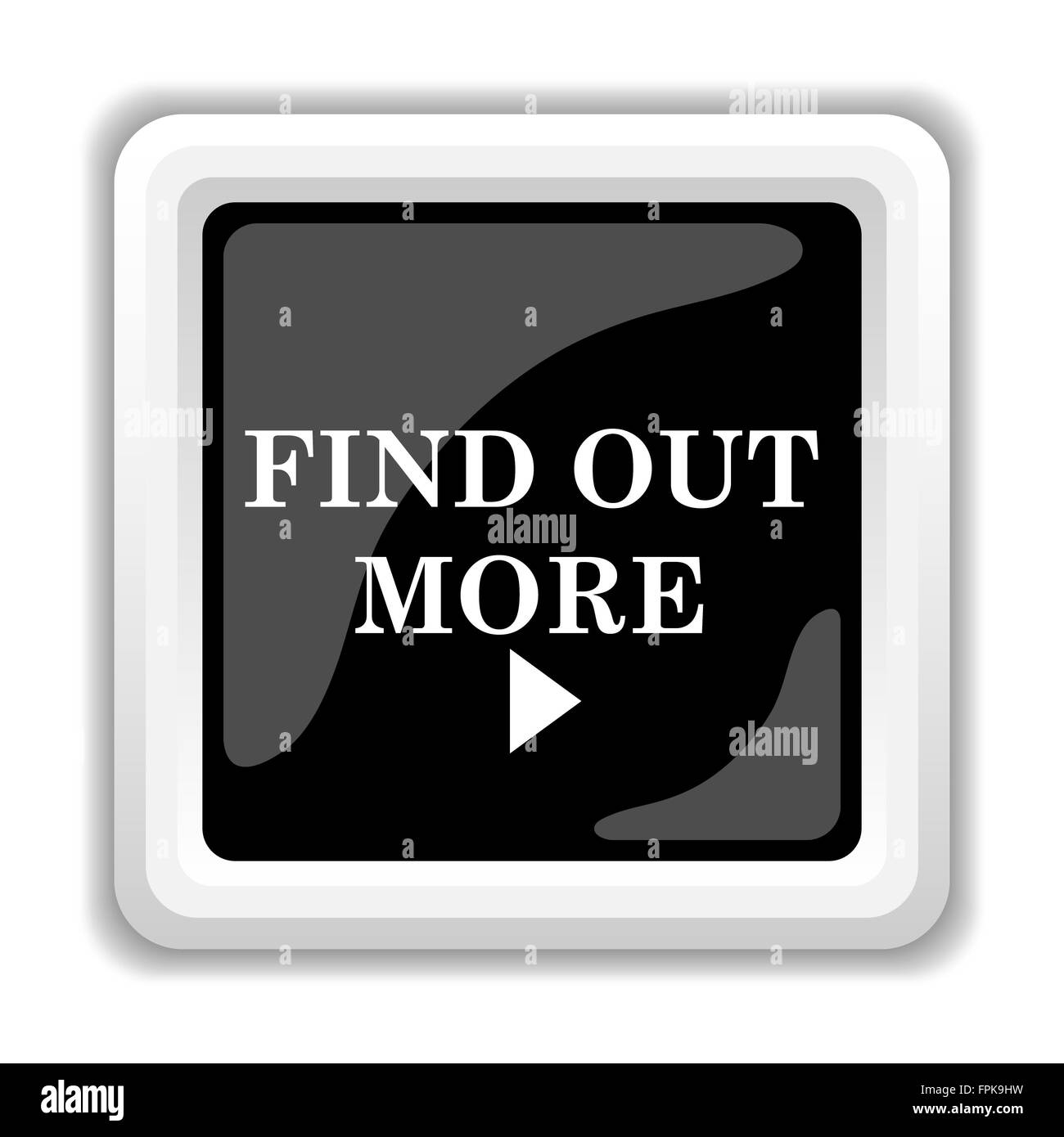 Find out more icon. Internet button on white background Stock Photo - Alamy