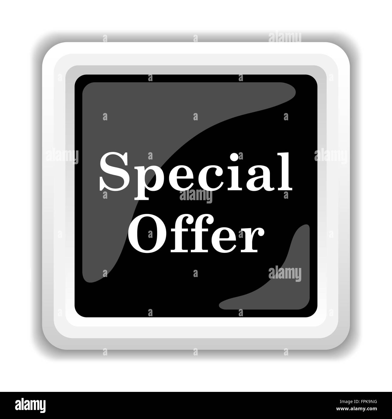 Special offer icon. Internet button on white background Stock Photo - Alamy