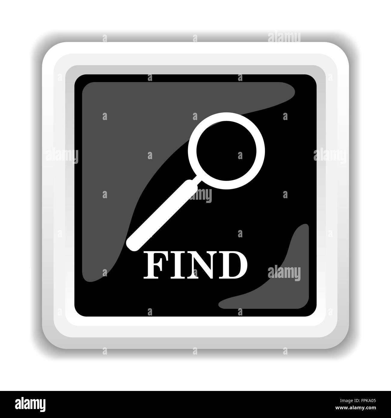3d magnify glass internet search Black and White Stock Photos & Images ...