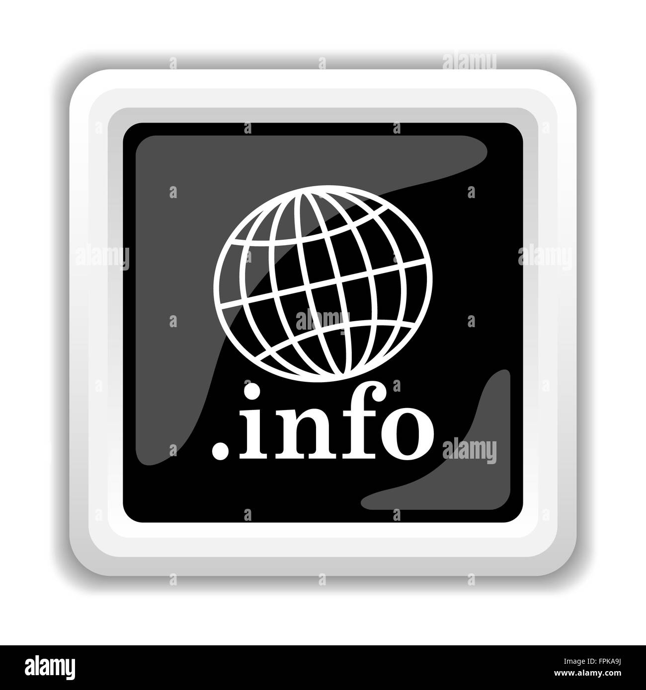 .info icon. Internet button on white background Stock Photo - Alamy