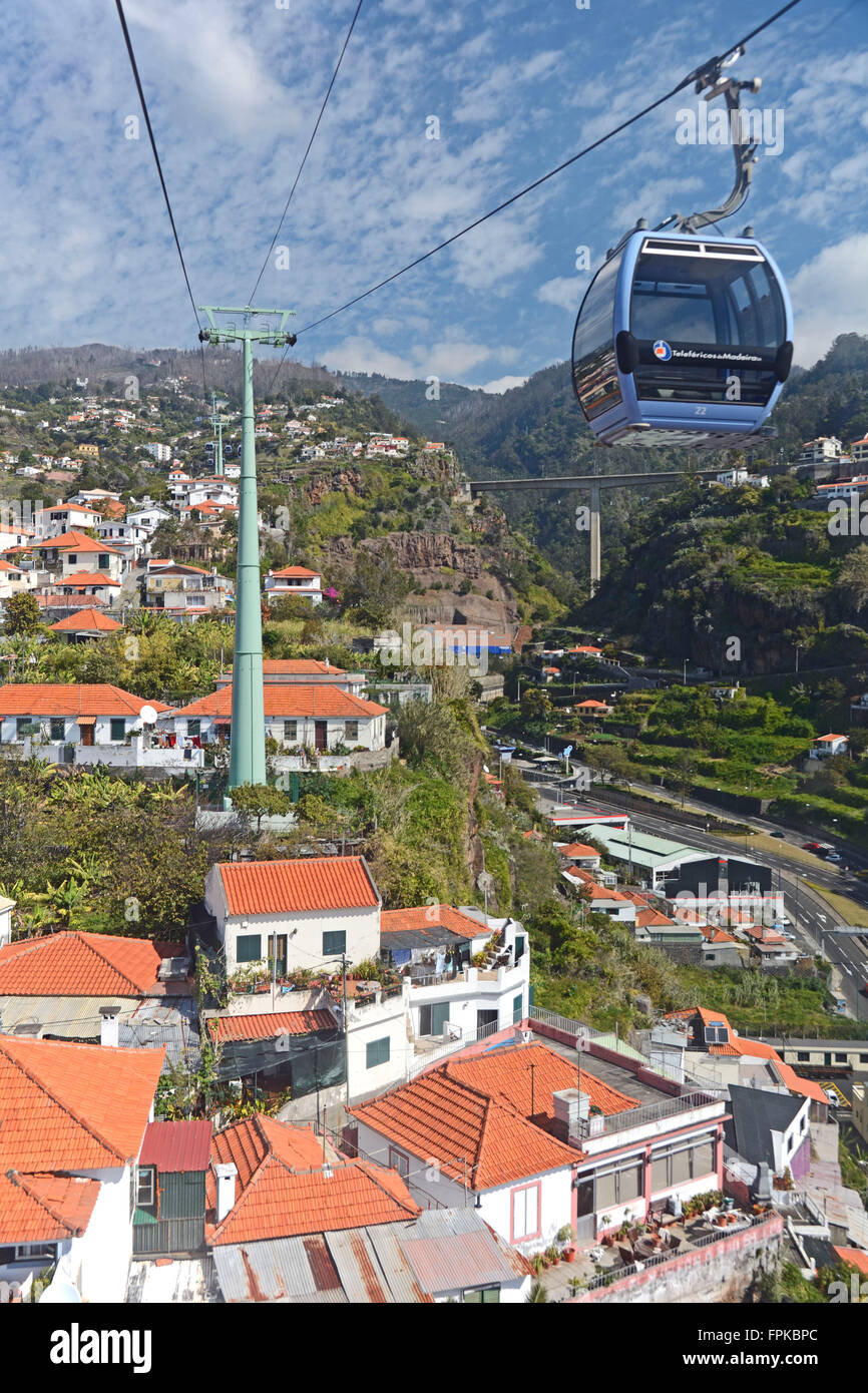 Funchal cable car hi-res stock photography and images - Alamy