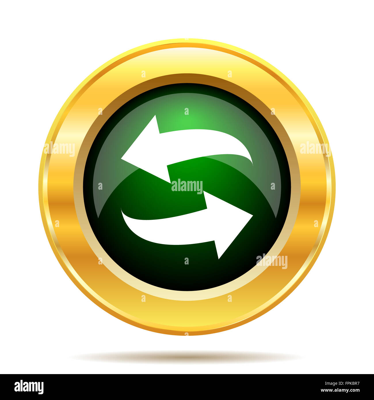 Swap icon. Internet button on white background Stock Photo - Alamy