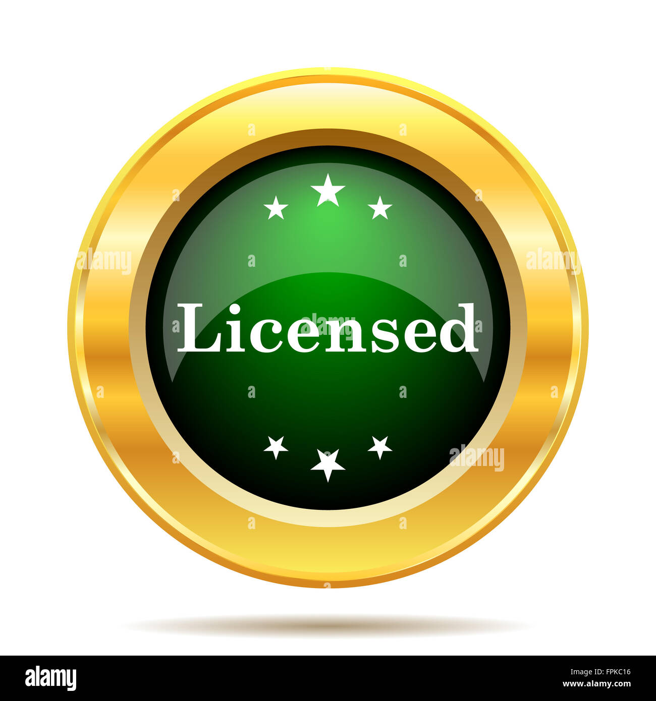 3d golden trademark symbol hi-res stock photography and images - Alamy