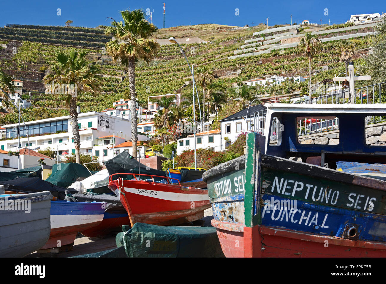 Madeira, fishing village Câmara de Lobos Stock Photo - Alamy