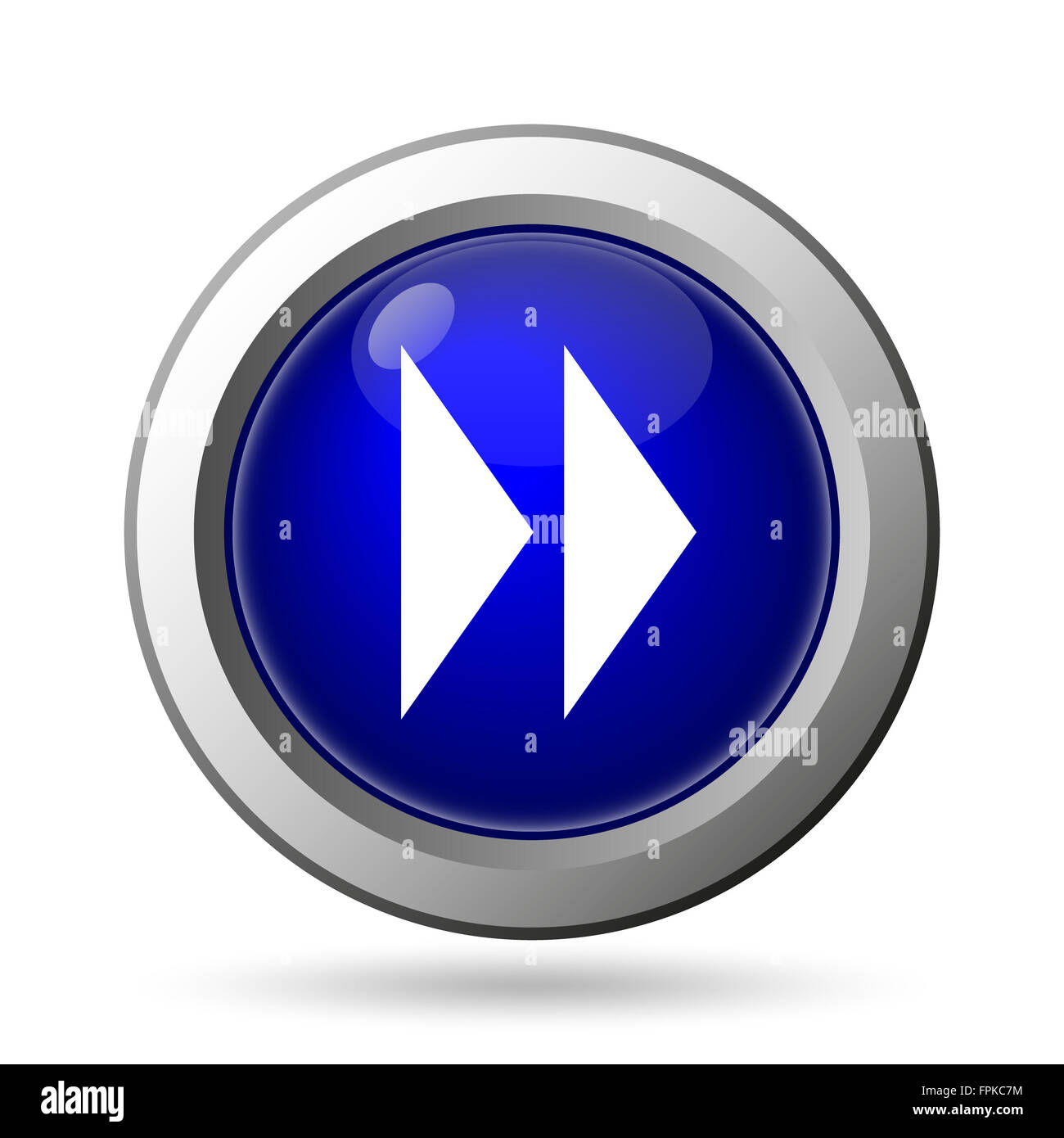 Fast forward sign icon Stock Photo - Alamy
