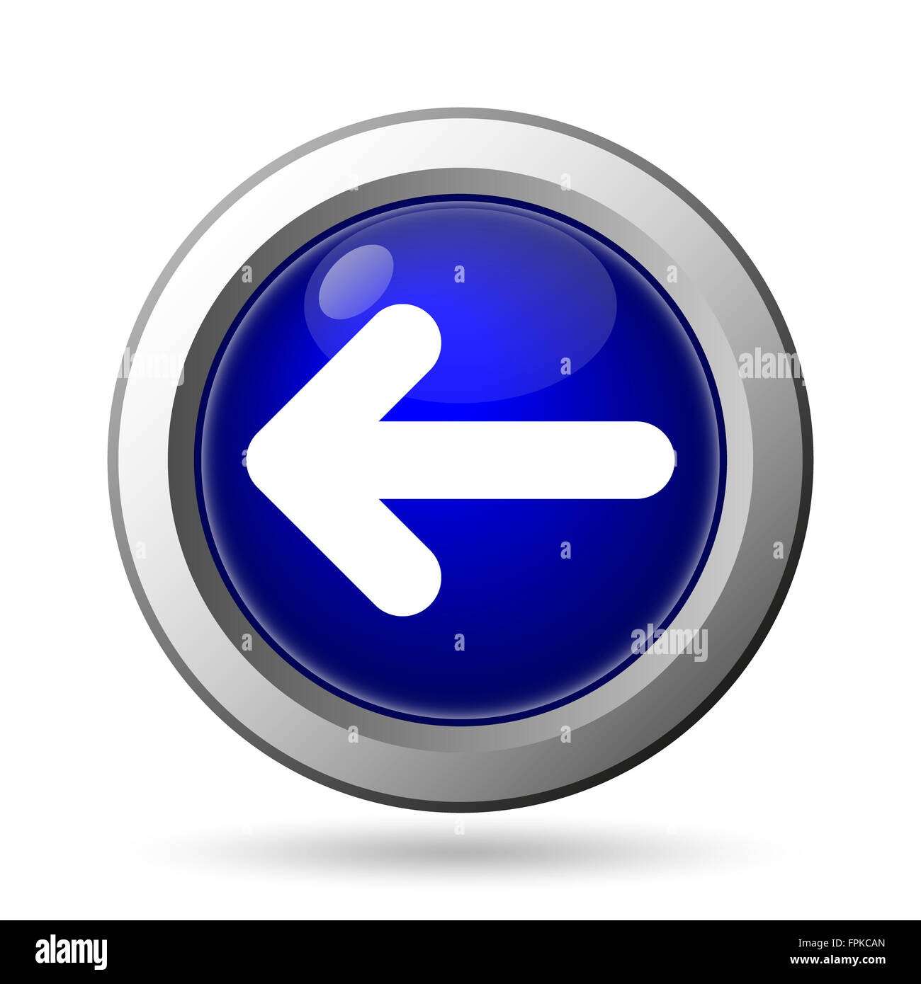 Left arrow icon Stock Photo - Alamy