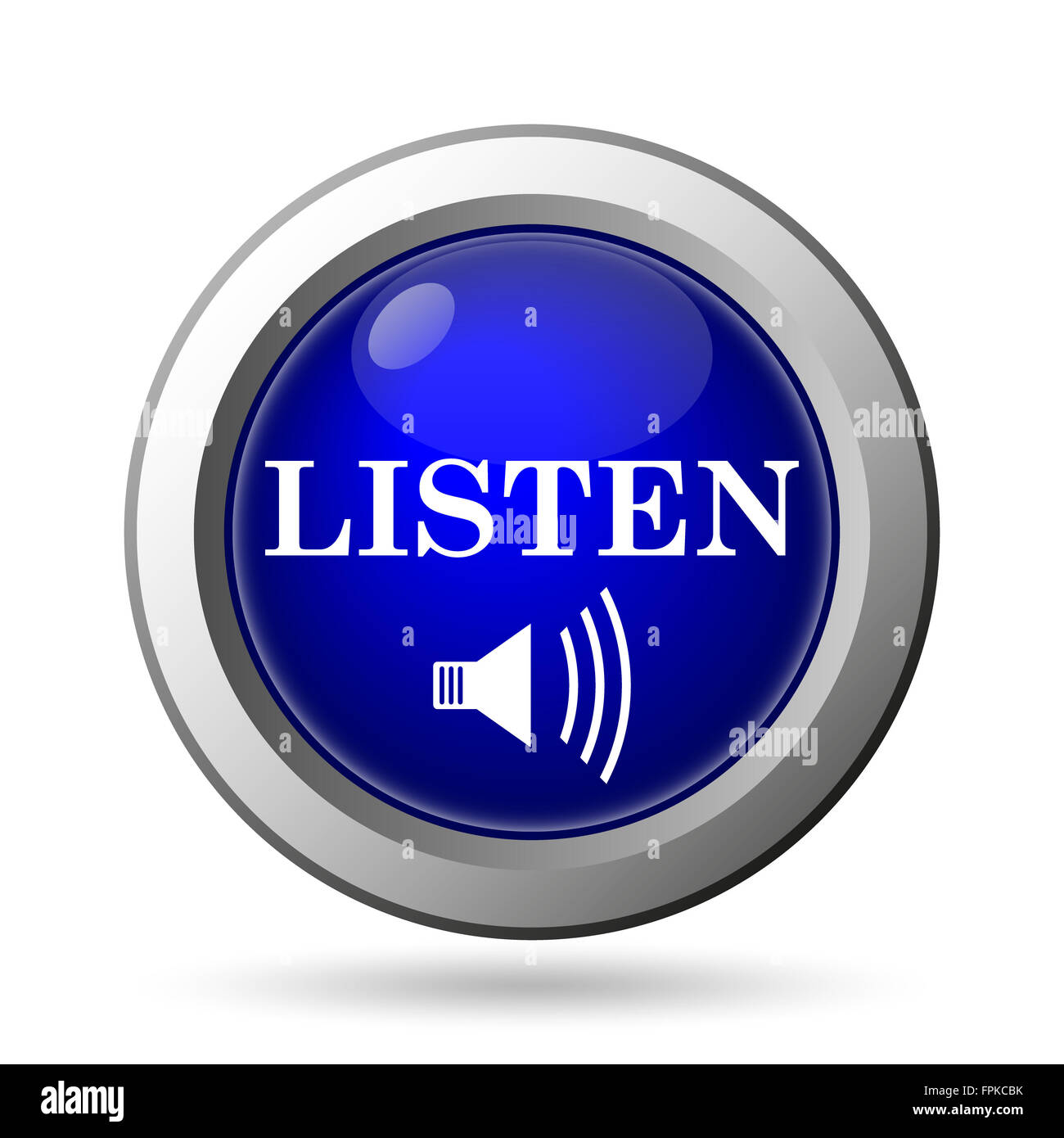 Listen now Cut Out Stock Images & Pictures - Alamy