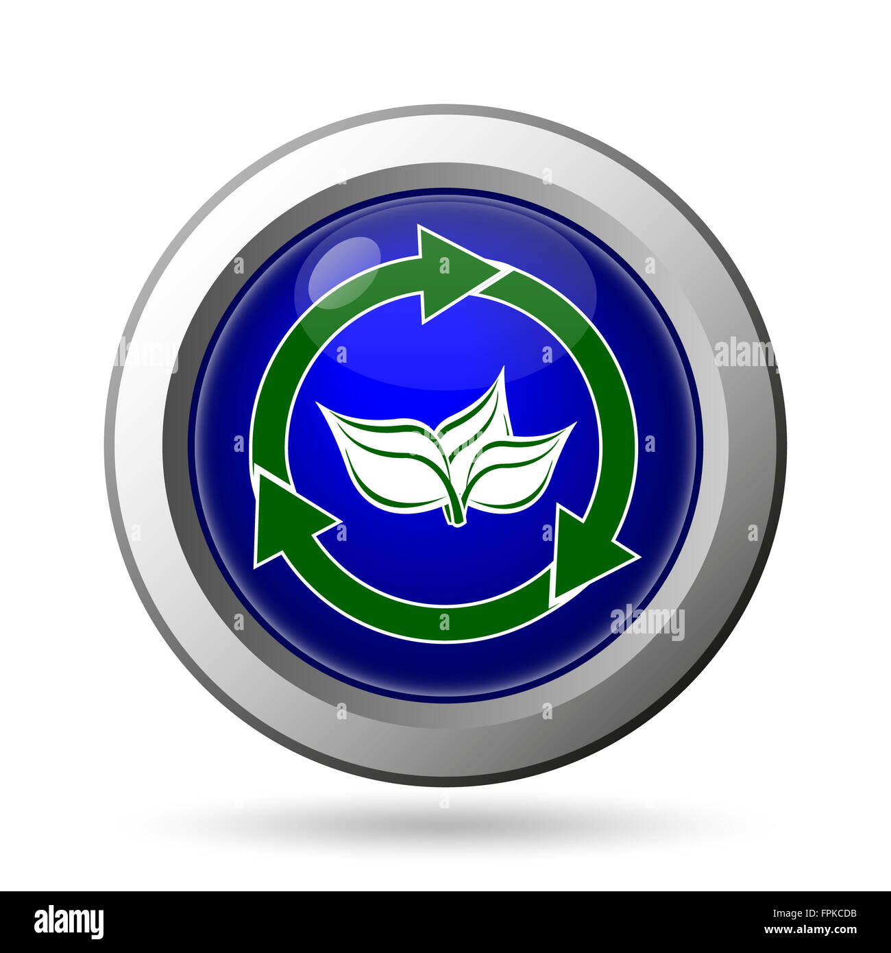 Recycle arrows icon Stock Photo - Alamy
