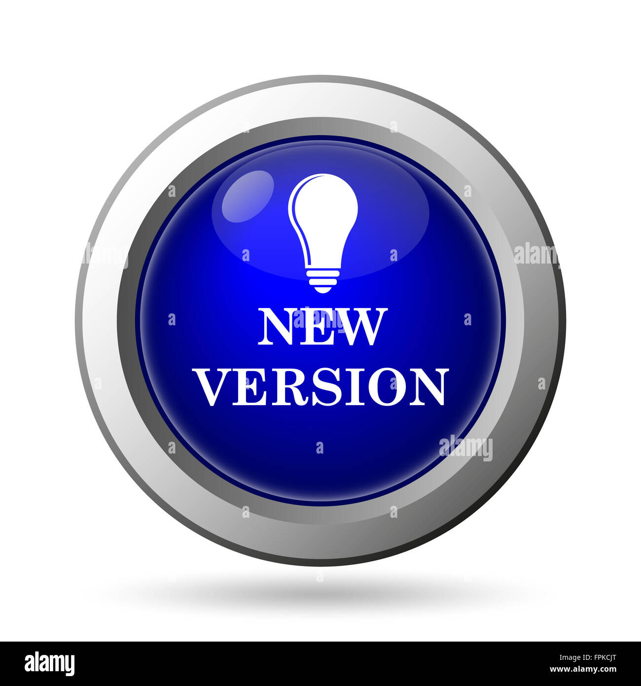 New version icon Stock Photo - Alamy