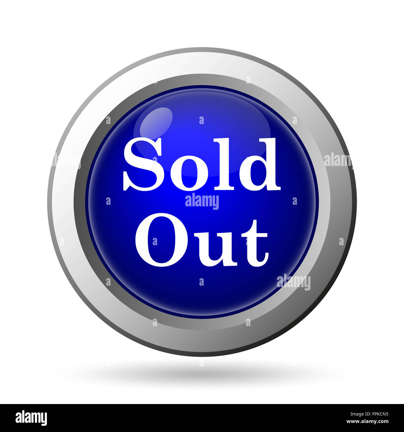 Sold out icon Stock Photo - Alamy
