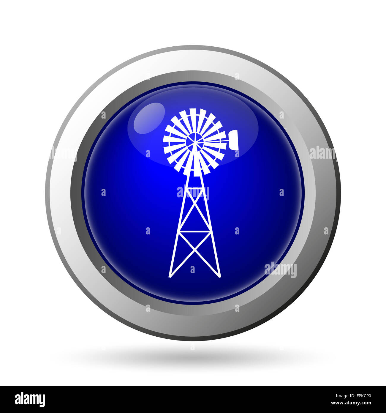 Classic windmill icon Stock Photo - Alamy