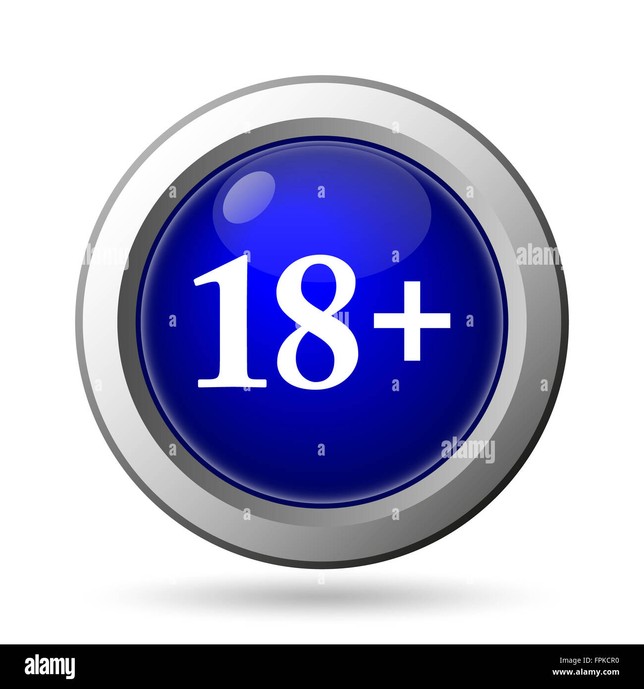 18 plus icon Stock Photo - Alamy